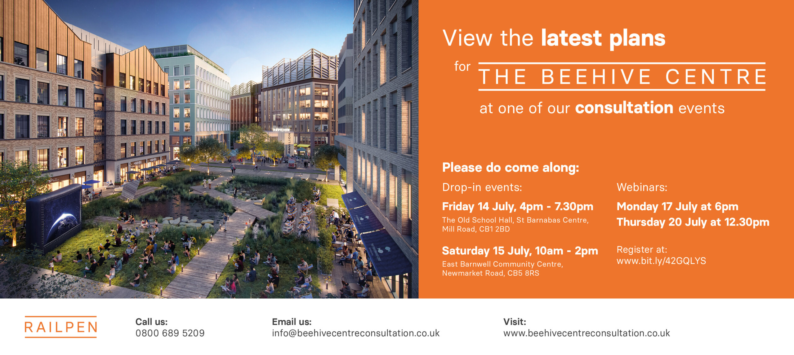 Beehive Centre – Redevelopment (Update) – Mill Road Bridges